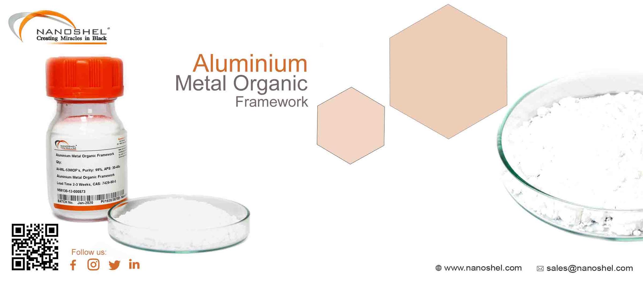 Aluminium Metal Organic Framework MIL 53 Al High Purity Less Price