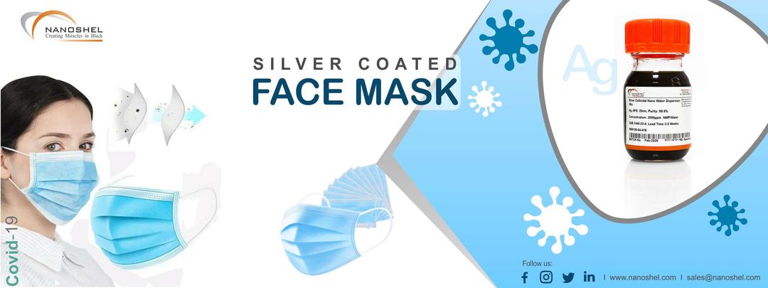 Protective Nano Silver coated 3 Ply Face Mask