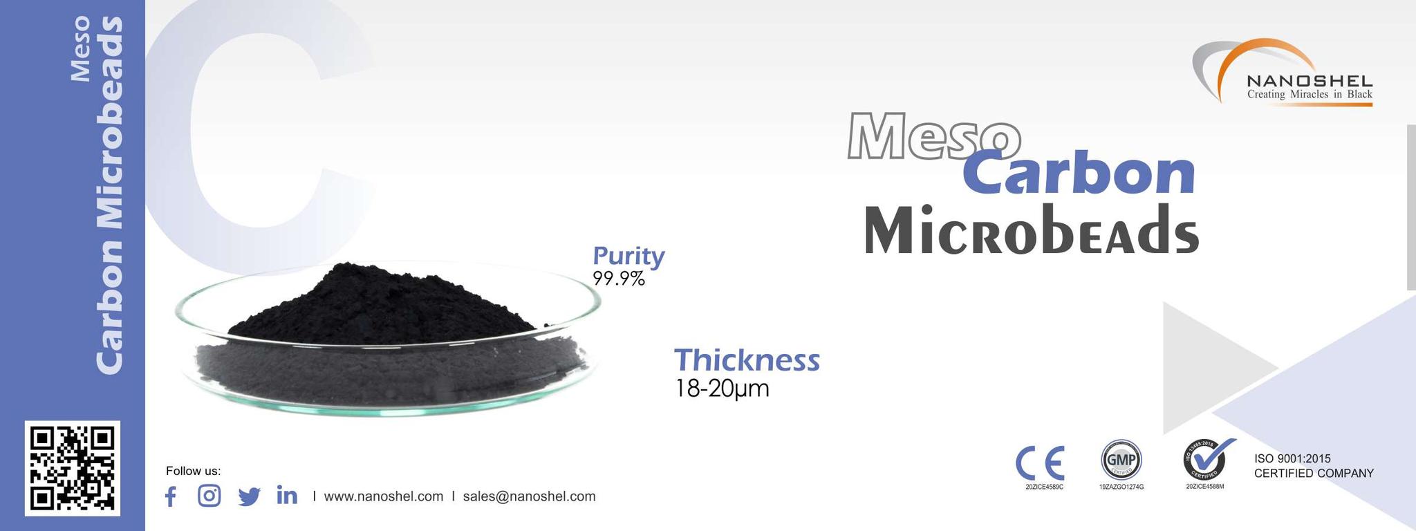 Meso Carbon Microbeads Highly Pure At Lowest Price