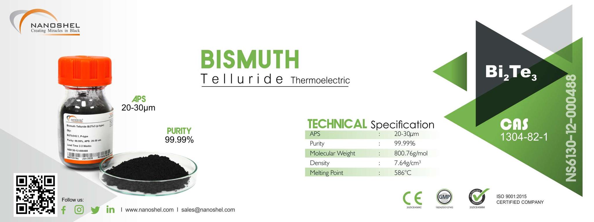 Bismuth Telluride Thermoelectric Less Price Worldwide Fast Delivery