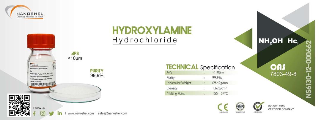 Hydroxylamine Hydrochloride Less Price High Purity Worldwide Delivery