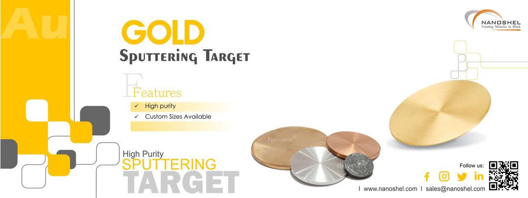 Gold Sputtering Target Highly Pure Lowest Price Fast Delivery