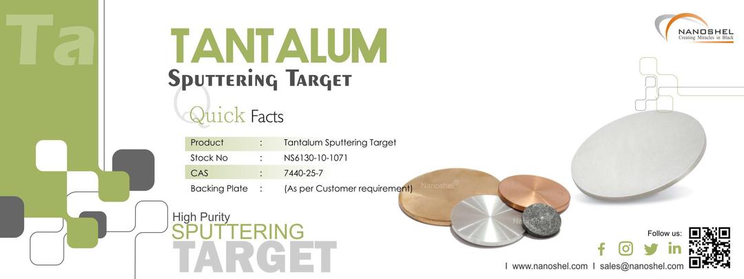 Tantalum Sputtering Target High Purity Worldwide Shipping