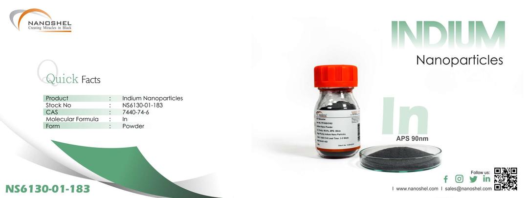 Indium Nanoparticles Less price Worldwide Delivery