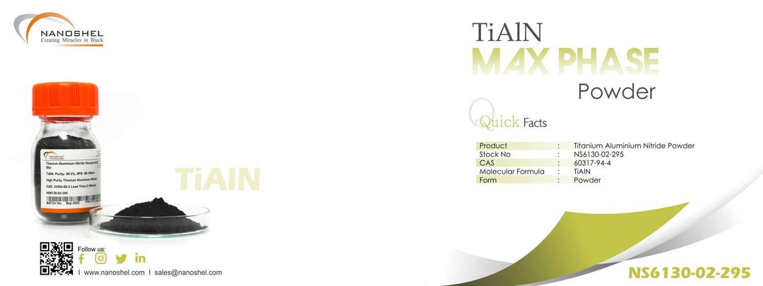 Titanium Aluminium Nitride Powder MAX Phase High Purity Shipping Globally