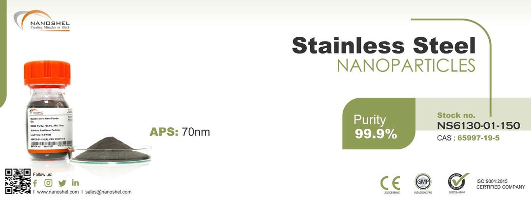 Stainless Steel Nanoparticles High Purity Shipping Globally