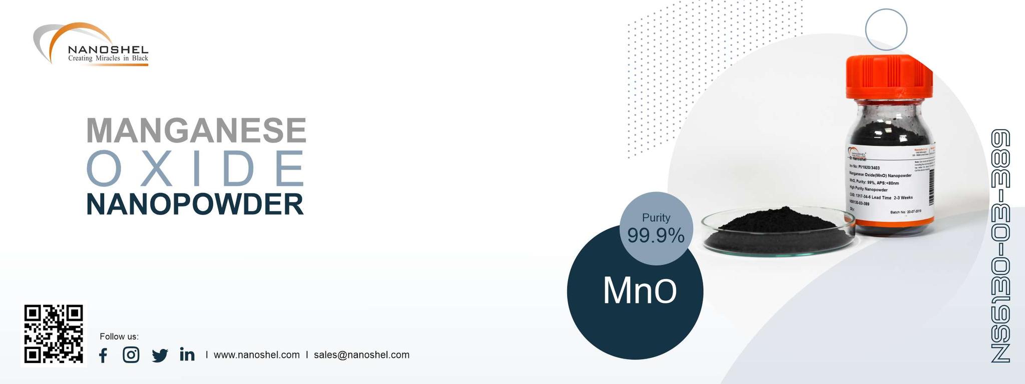 Nano Manganese Oxide Powder Less price Worldwide Shipping