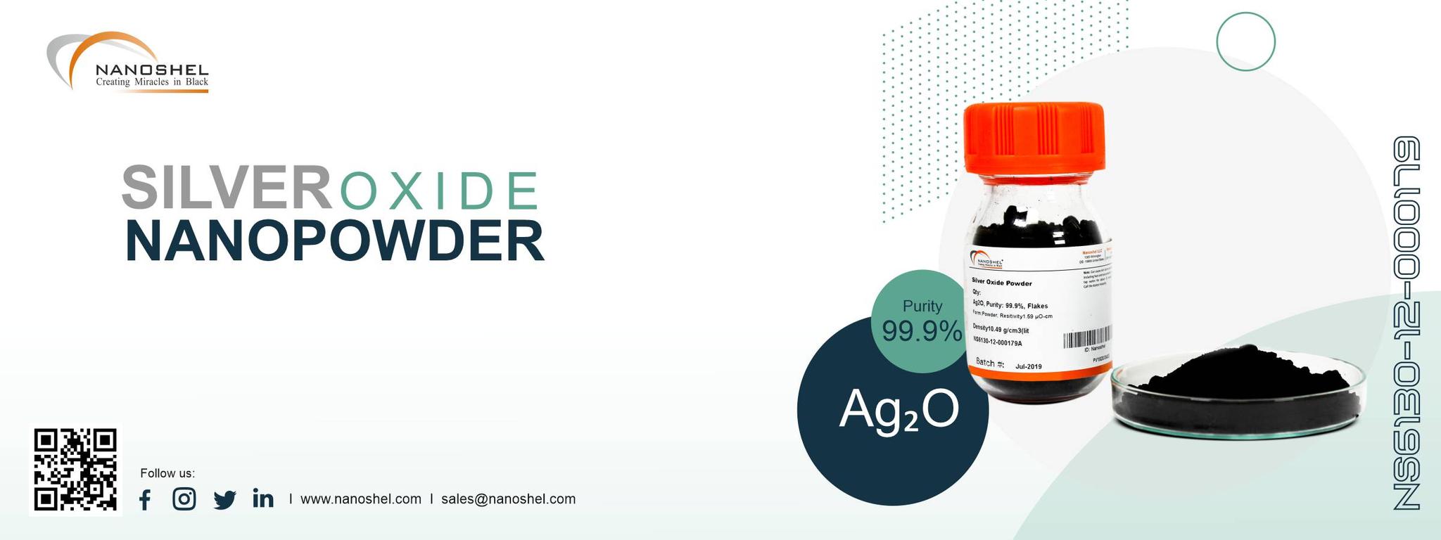 Silver Oxide Nanoparticles Less Price Fast Delivery