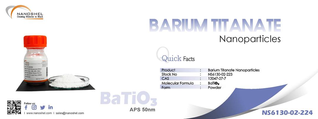 Barium Titanate Nanoparticles Less Price Fast Delivery