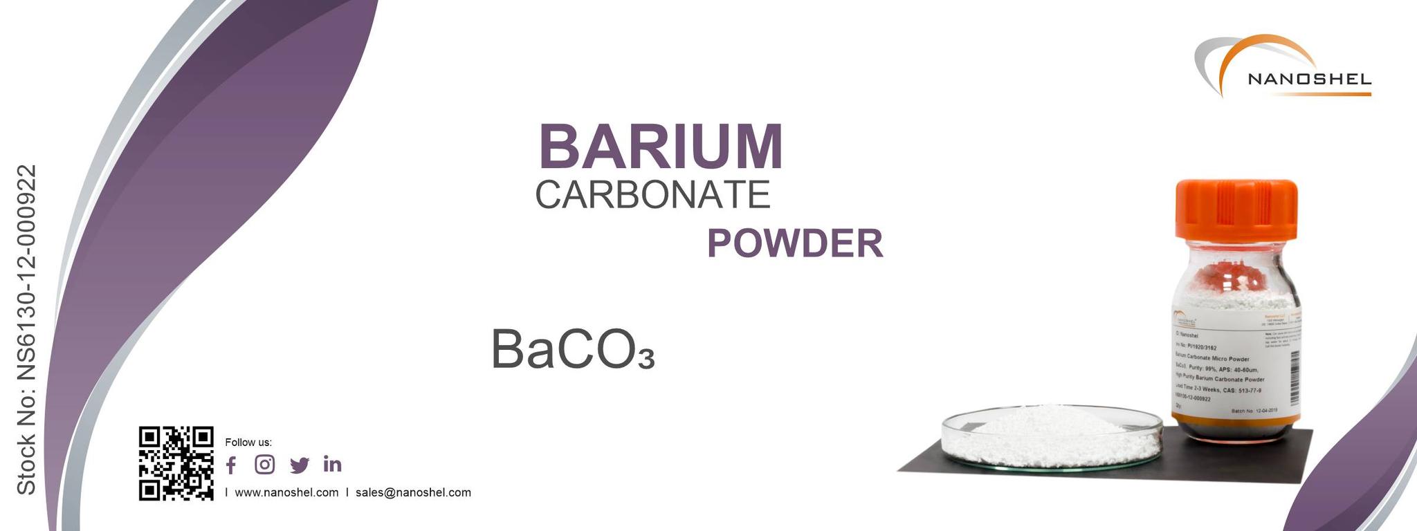 Barium Carbonate Powder High Purity Fast Delivery
