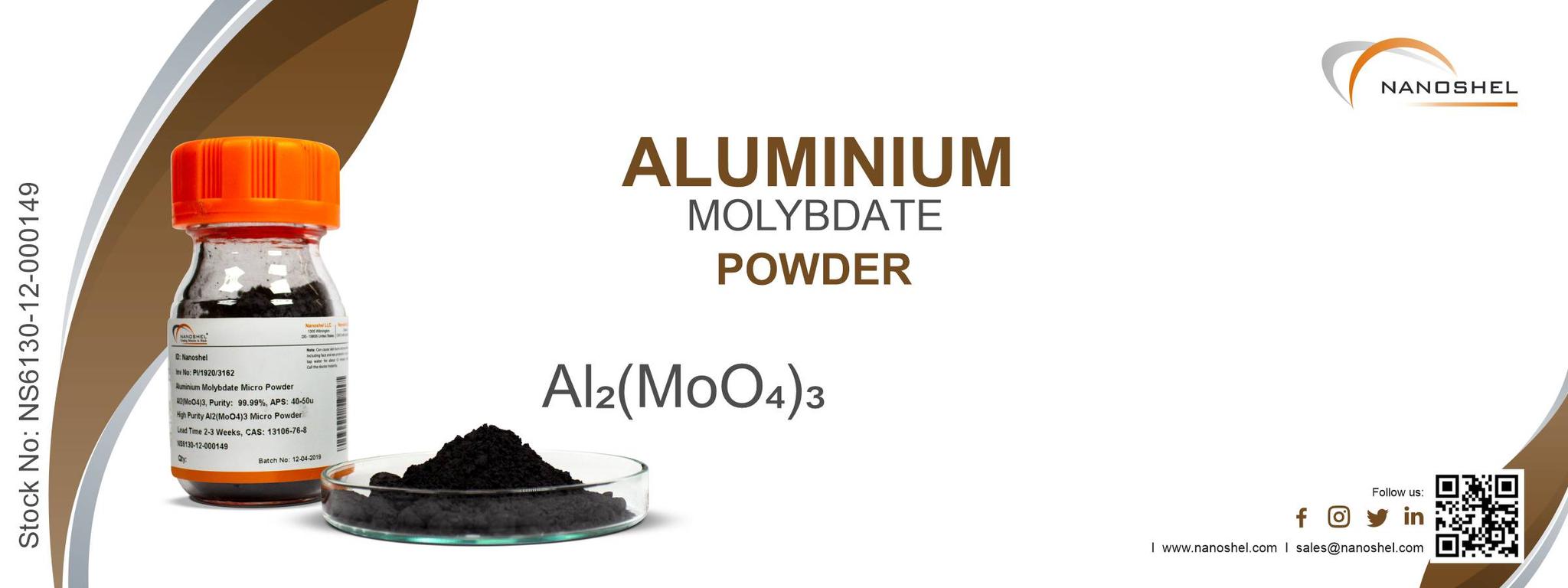 Aluminium Molybdate Powder High Purity Worldwide Shipping