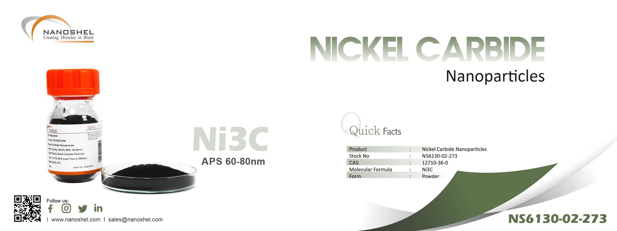 Nickel Carbide Powder High Purity Less Price Fast Delivery