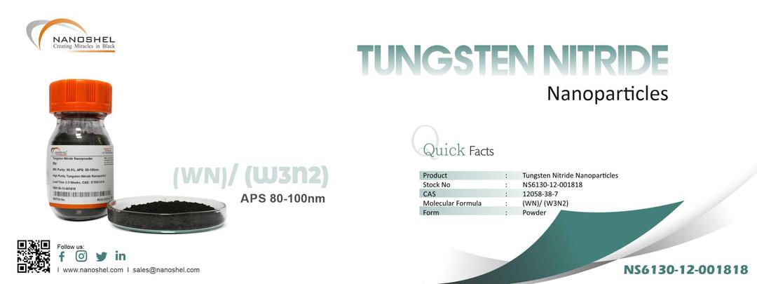 Tungsten Nitride Nanoparticles High Purity Less Price