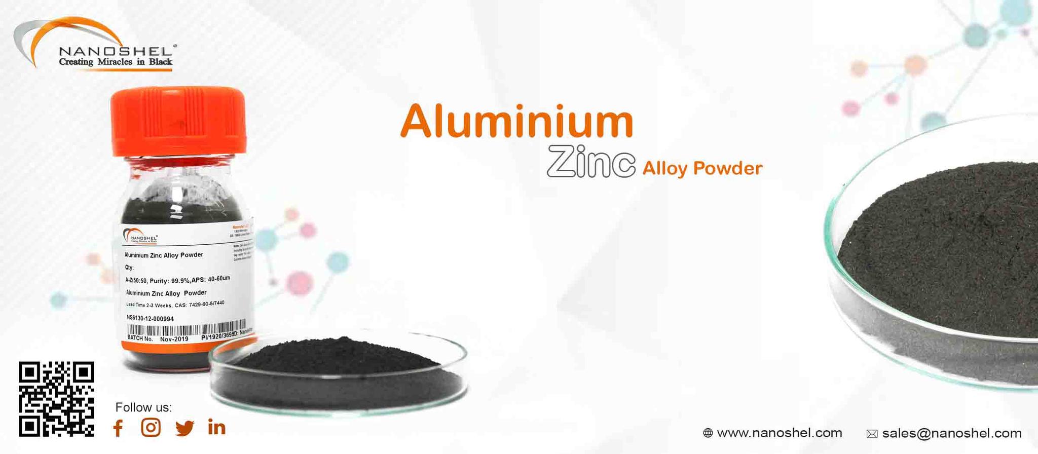 Aluminium Zinc Alloy Powder High Purity Worldwide Shipping