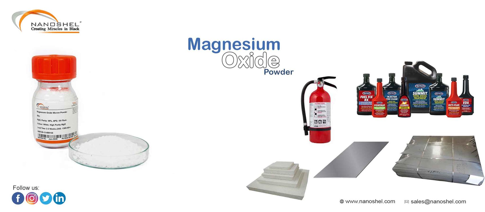 Magnesium Oxide Powder High Purity Less Price Fast Delivery