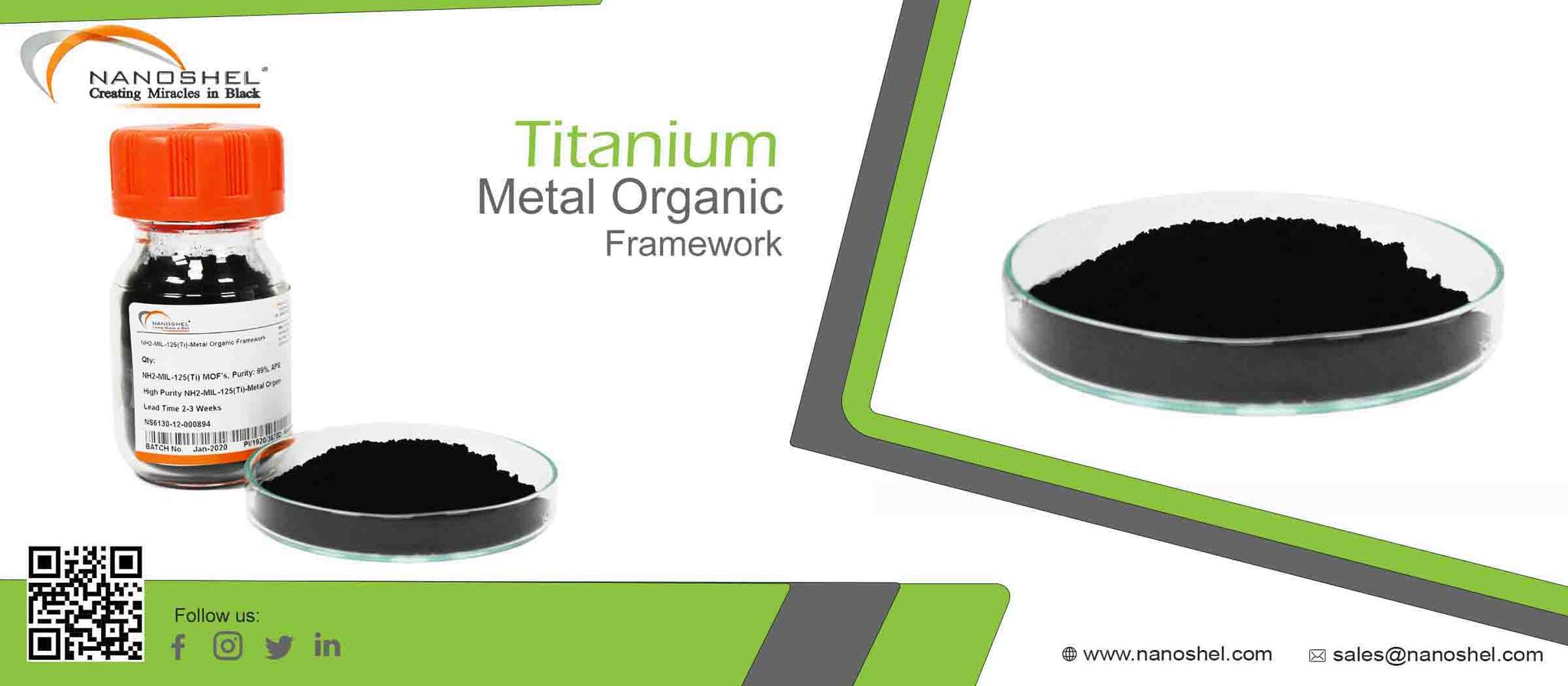 Titanium Metal Organic Framework NH2-MIL-125 High Purity